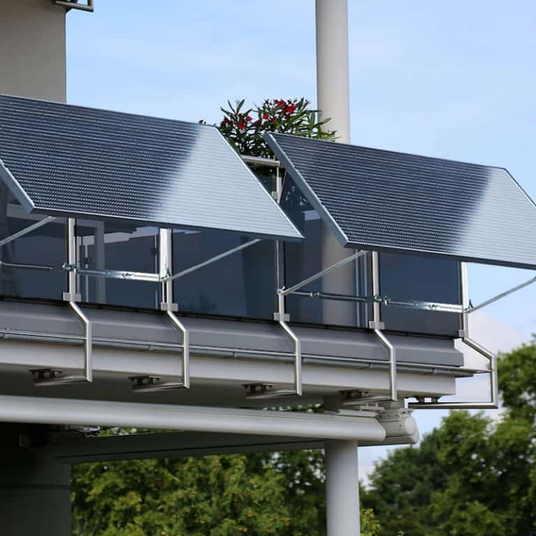 Balkon Solaranlage 320 Watt - 2 in 1 | KAWO SUN AG